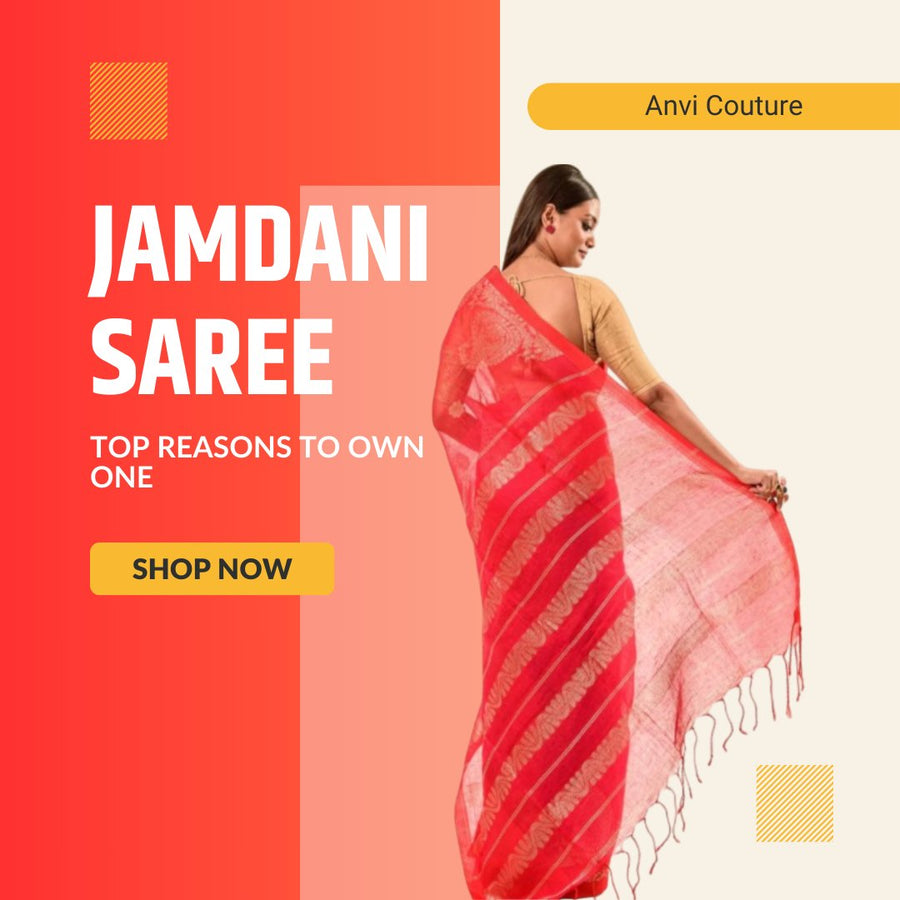 Buy Jamdani Sari: The Ultimate Guide to Buy Jamdani Saree! – Anvi Couture